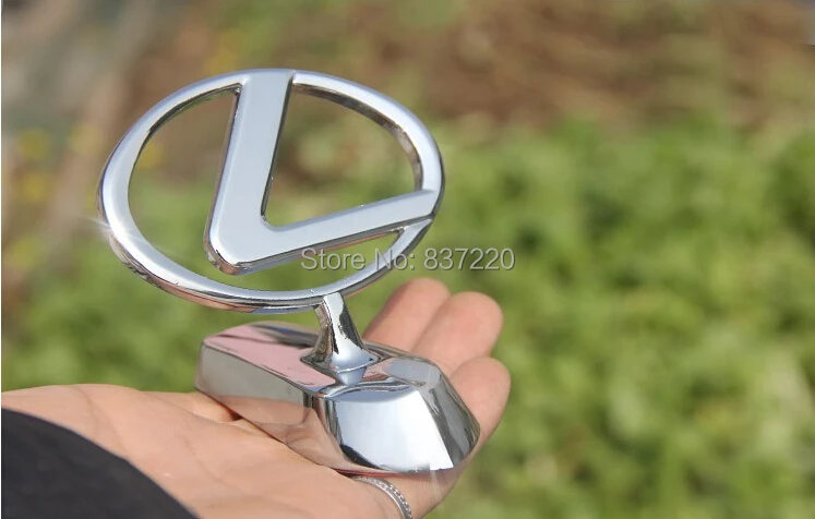Lexus 304 stainless steel Front Hood Bonnet Emblem SILVER badge car ...