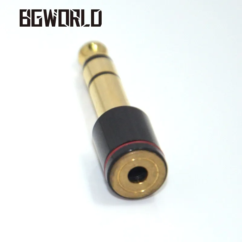 6.5mm 1/4'' Trs Connector Stereo Male Jack Convert 3.5 Mm Female Socket ...