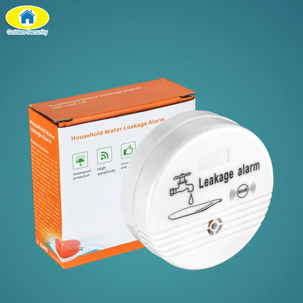 Golden Security Independent Wireless Water Leak Detector Sensor 90dB ...