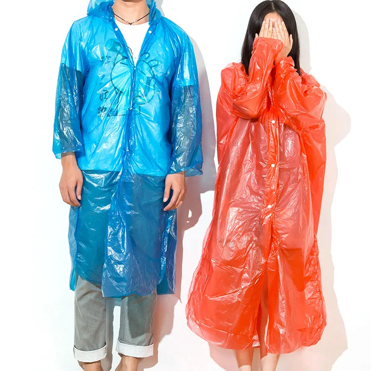 2015 PEVA raincoat thick solid super waterproof raincoat stylish ...