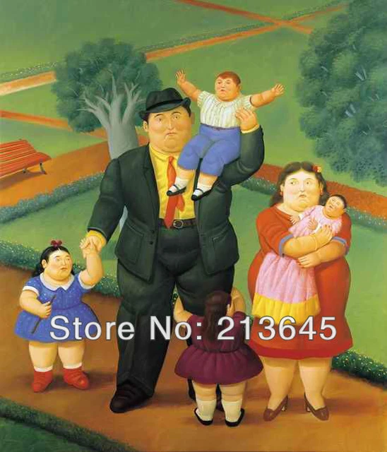 Fernando Botero Family Paintings