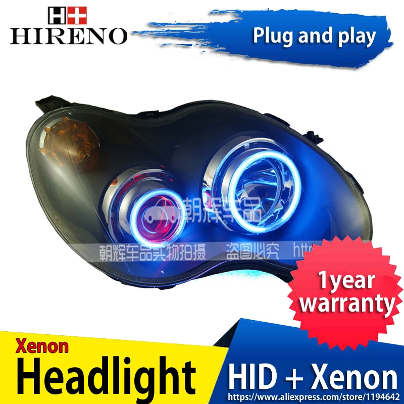 Car custom Modified Xenon Headlamp for BYD F0 Headlights Assembly Car ...