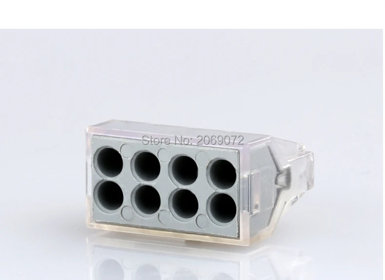 10-Cable-Terminal-Block-Wire-Spring-Connector-8-Pin-Push-Clamp ...