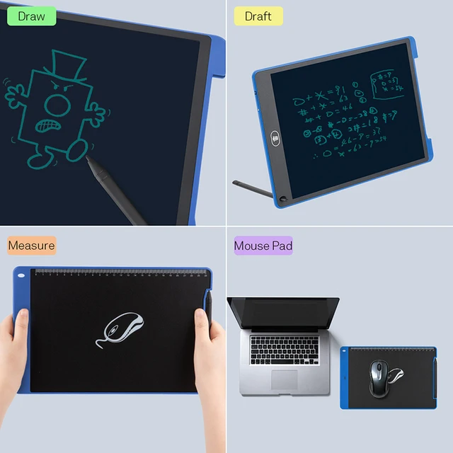 12 Inch Lcd Electric Writing Board Drawing Toys Portable Graphic ...