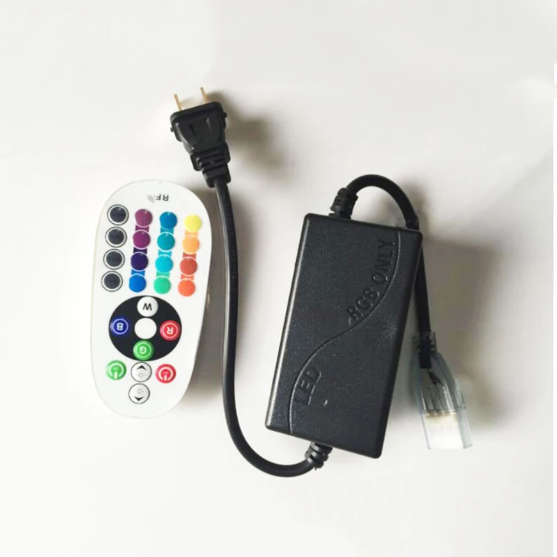 AC220V LED Strip Controller 5050 RGB Led Strip Controller 24 Keys ...