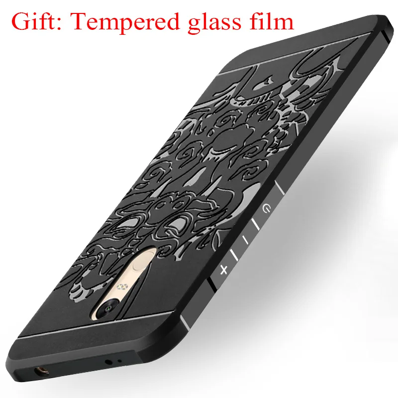 slim soft tpu phone Cases for xiaomi redmi note 4x / note 4 3D Relief ...