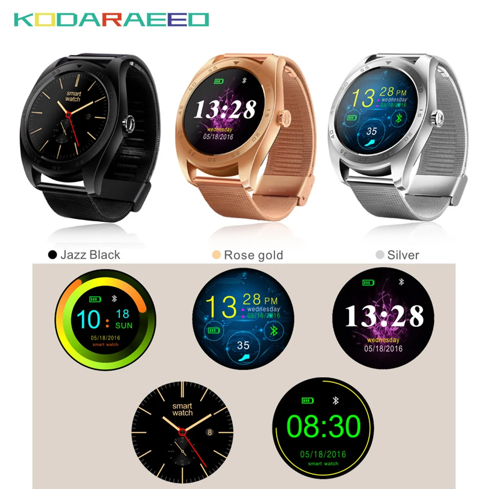 K89 Smartwatchs Bluetooth 4.0 fitness Heart Rate tracker wake up ...
