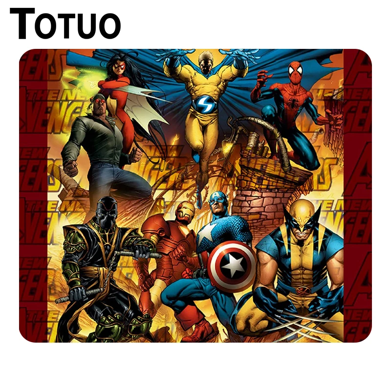New Design marvel superhero game player Anime Gaming Mouse Mat Notebook ...