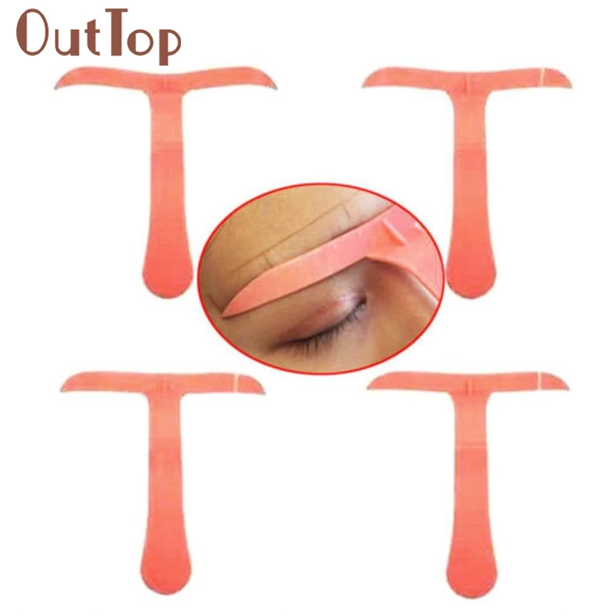 NEW 4PCS Microblading Eyebrow Shaper Template Stencil Ruler Definition 