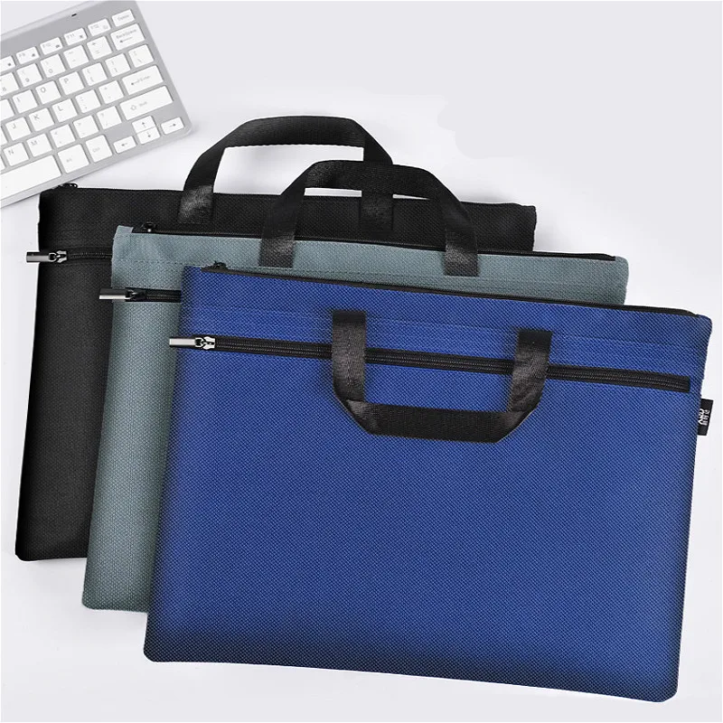High Capacity Portable File Bag A4 Business Office Conference Data Bag ...