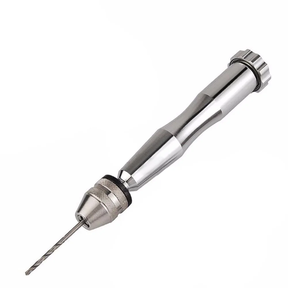 High Quality Mini Micro Aluminum Hand Drill With Keyless Chuck +10 ...
