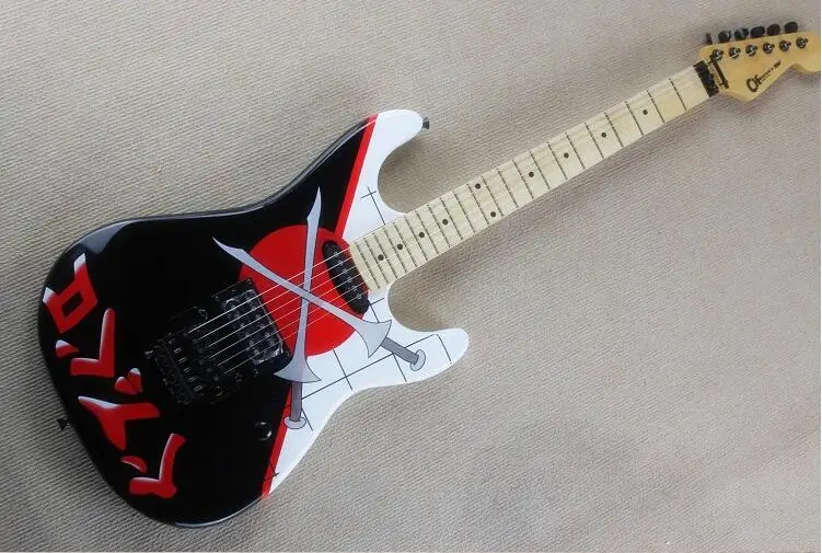 Charvel double wave electric guitar Sword pattern Signature model ...