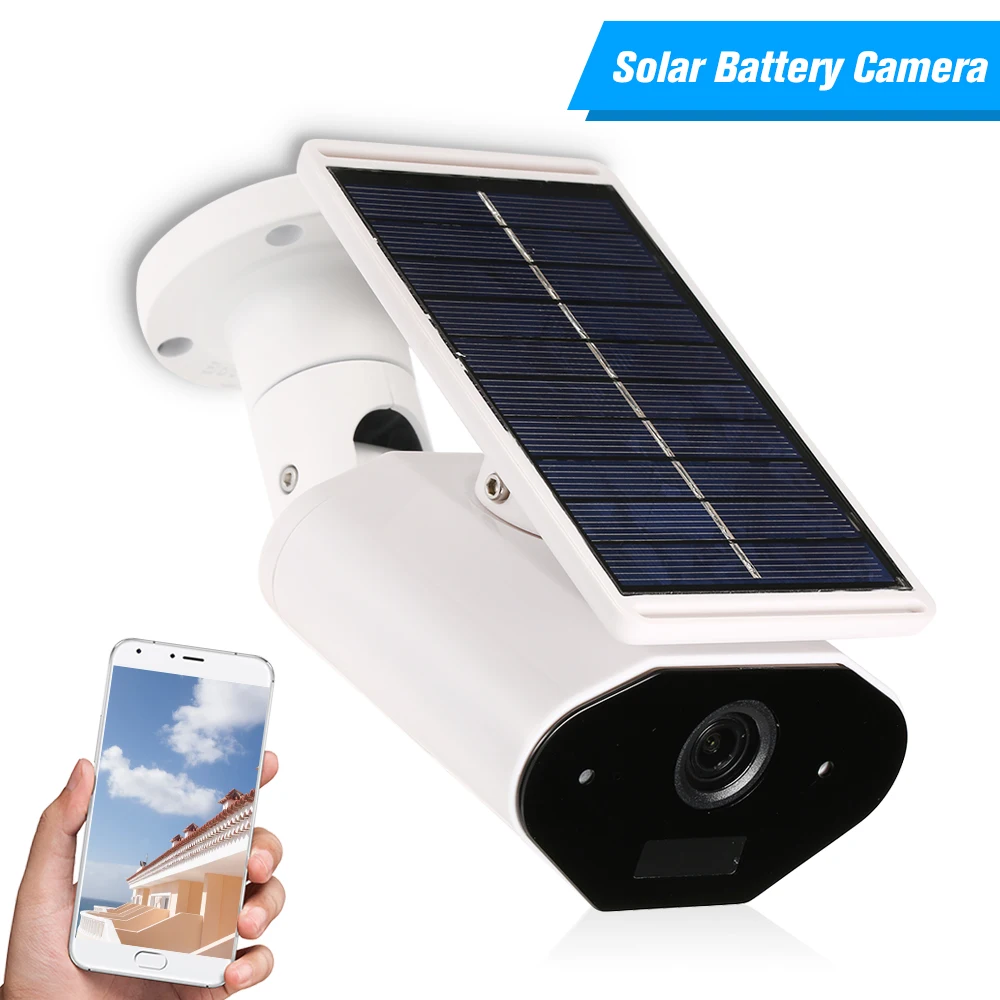 WIFI Wireless Waterproof Outdoor Camera 960P Solar Battery Power Low ...