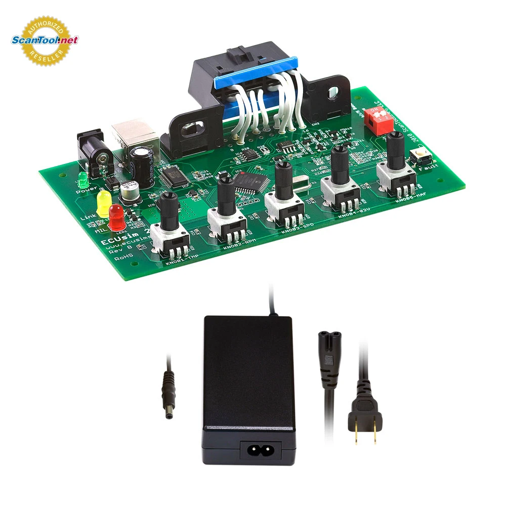 Ecusim 2000 OBD-II ECU simulador para OBD-II Software y Hardware ...