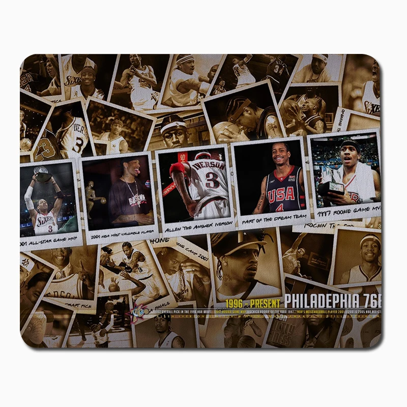 NBA basketball superstar Mouse Pad Computer Mousepad Boys gifts Gaming ...