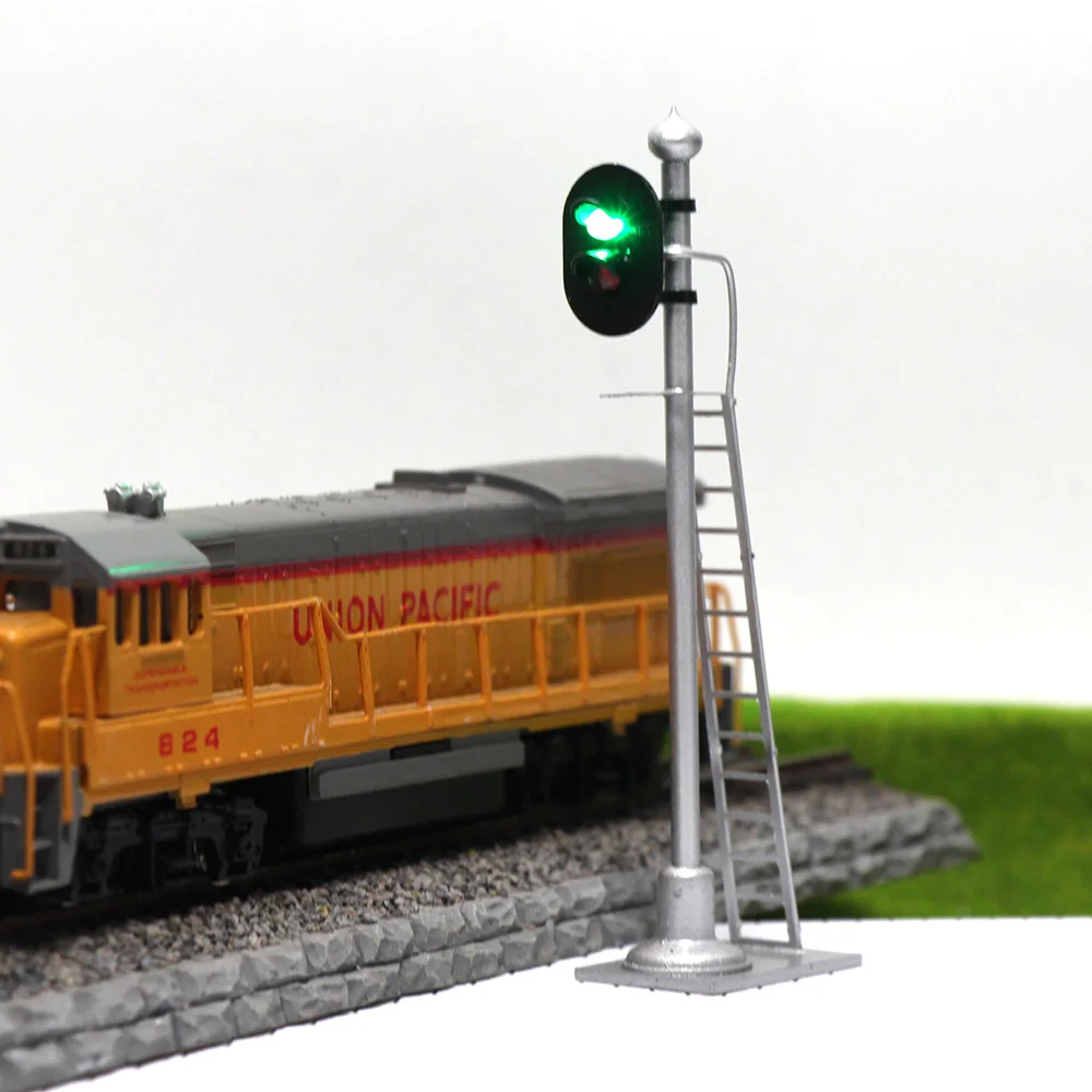 Evemodel-JTD873GR-3pcs-Model-Railway-HO-Scale-Traffic-Signal-2-Lights ...