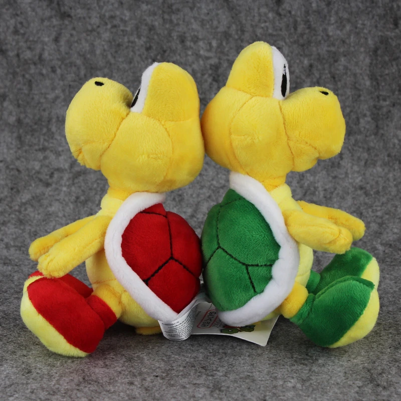 2Pcs/Lot 16CM Cute Koopa Troopa Turtle Plush Doll Hot Game Tortoise ...