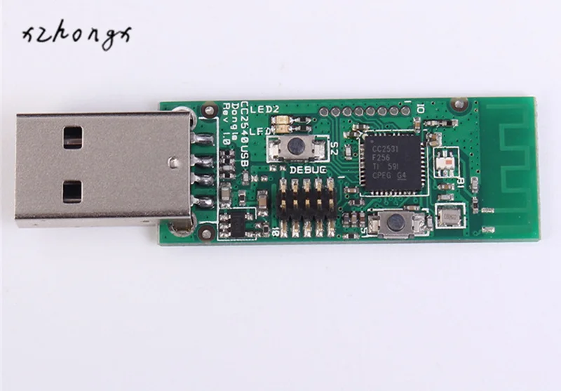 Wireless Zigbee Cc2531 Sniffer Bare Board Packet Protocol Analyzer ...