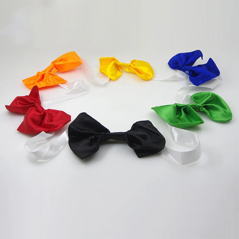 Quick Change Bow Tie magic tricks Bow Tie Discolor Magic props close up ...