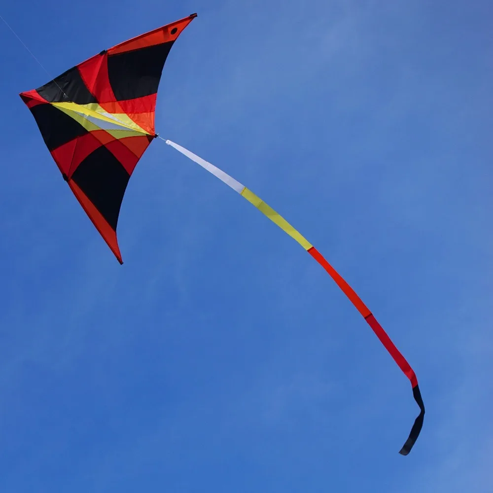 Single Line Delta Kite Flying with Kite Line Handle Easy To Fly ...