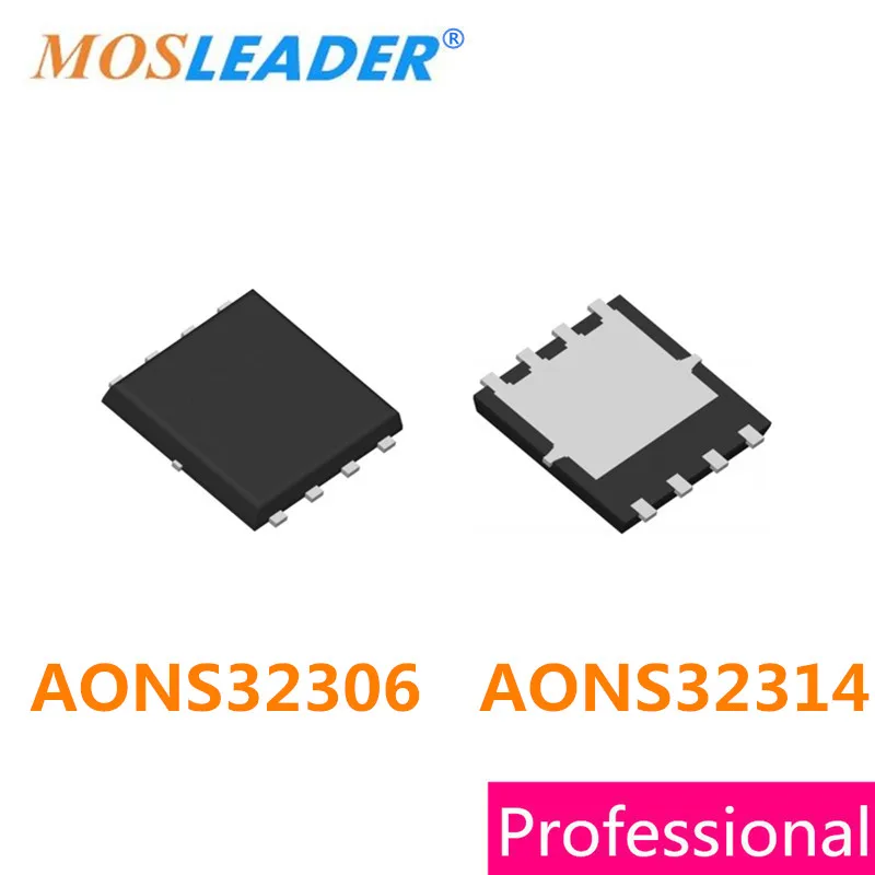 Mosleader-AONS32306-AONS32314-DFN5X6-100PCS-QFN8-N-Channel-30V-High ...