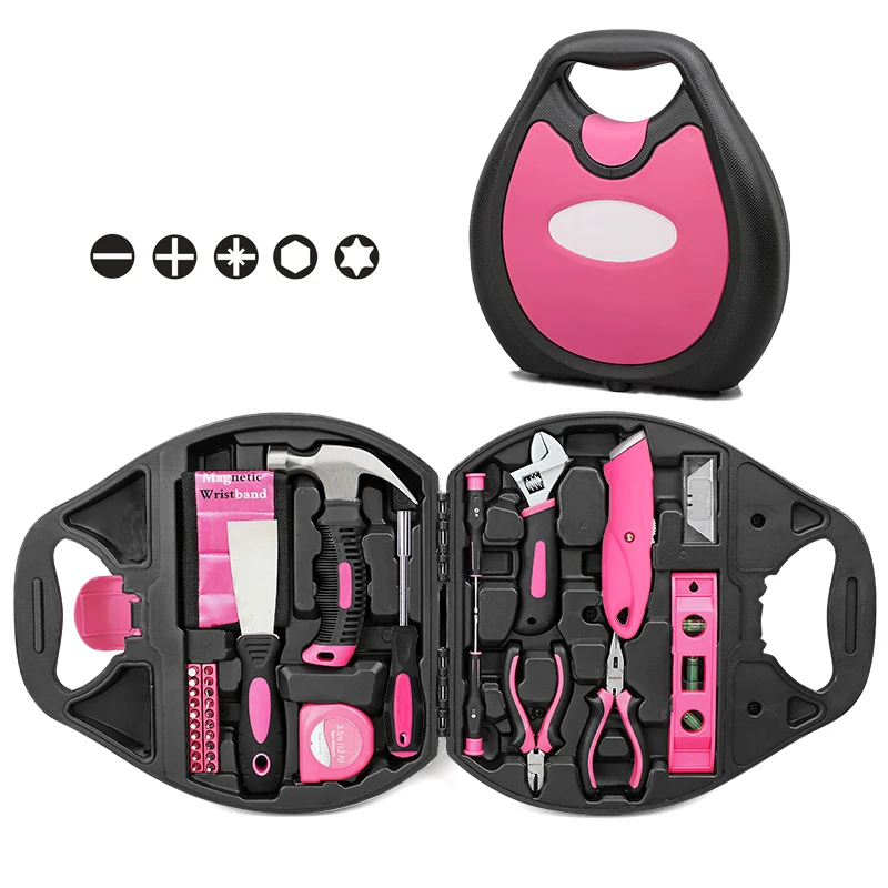 42 Pcs Diy Household Hand Tool Set Kit Box Universal Repair Hardware ...