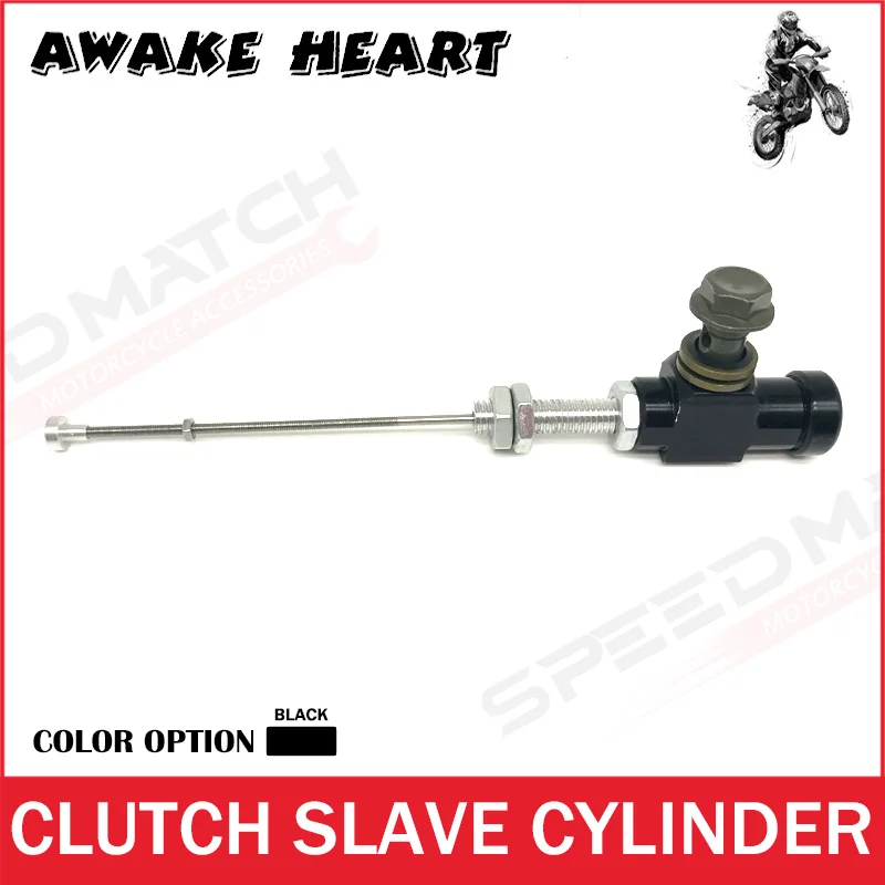 Black Alloy Motorcycle Performance Hydraulic Clutch Master Slave ...