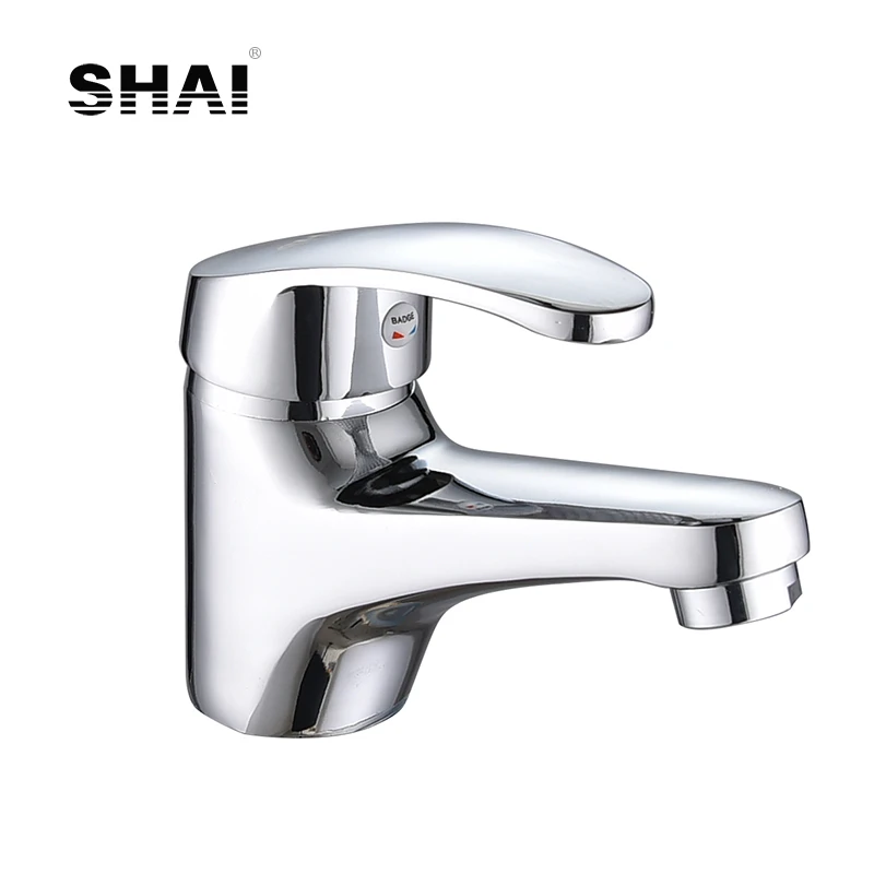 SHAI Classic Bathroom Basin Faucet Elegant Water Tap Chrome Finish ...