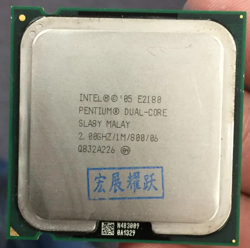 Intel Pentium Prosesor E2180 Dual Core CPU LGA 775 100% Bekerja dengan ...
