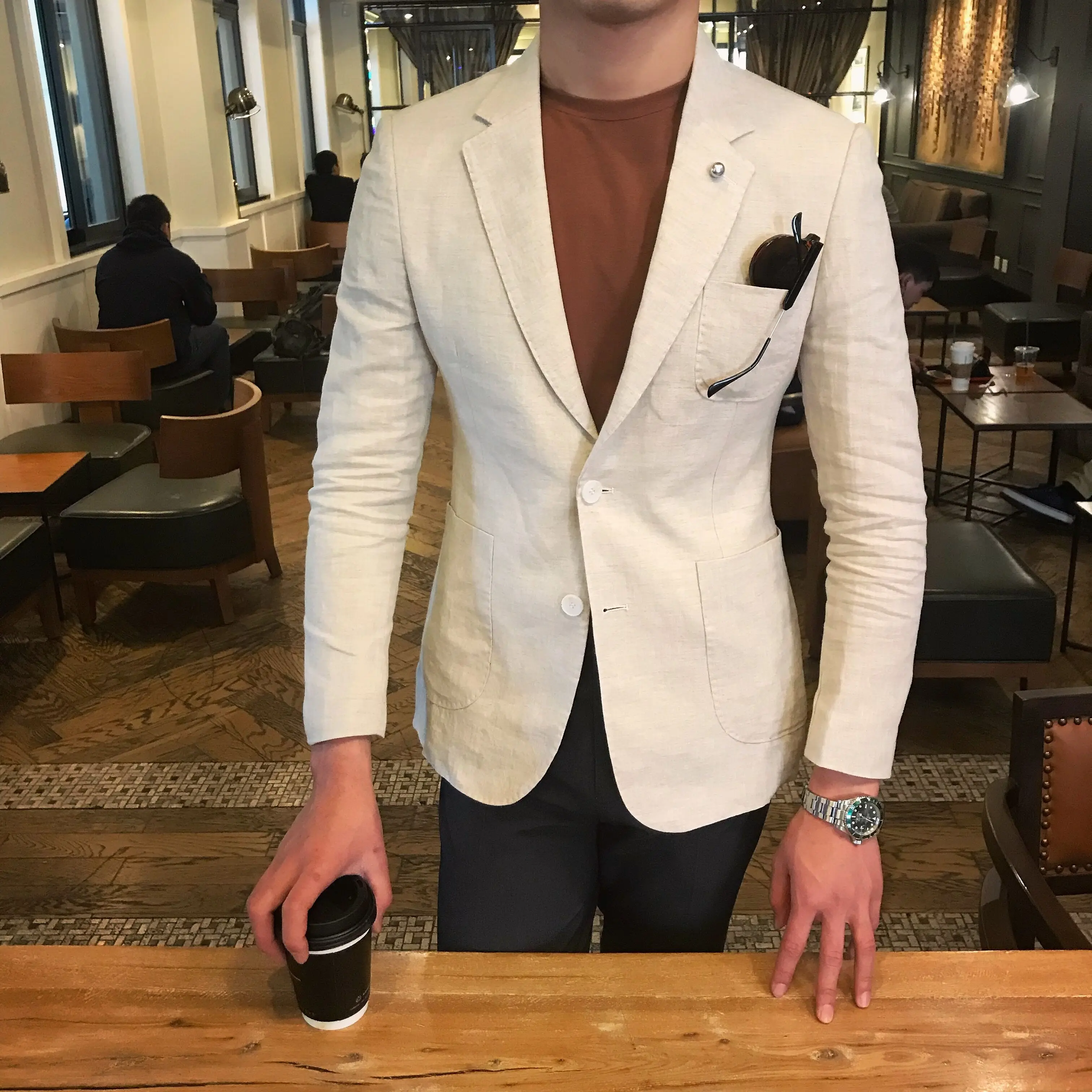 2019 New Men's clothing fashion GD hair stylist British Summer Leisure ...