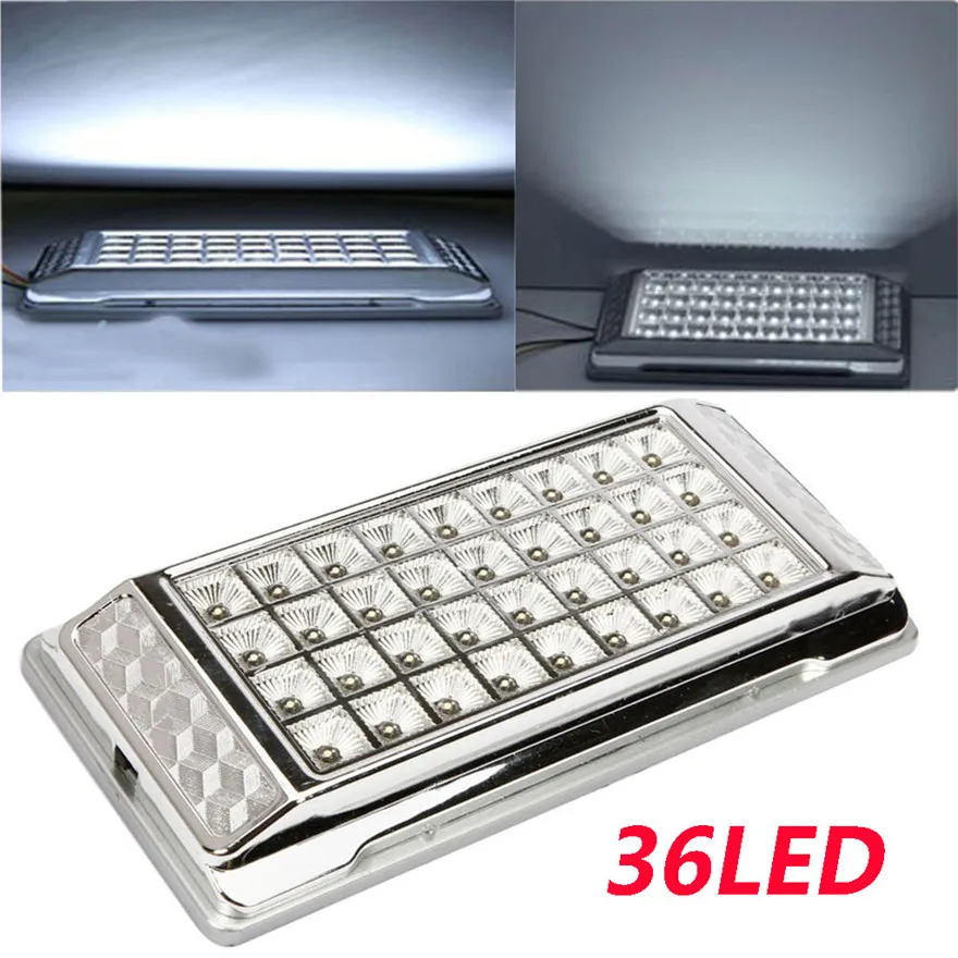 Brand New Power Universal 12V 36 LED Car Interior Ceiling Dome Lamp ...