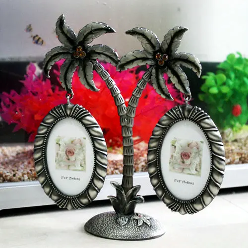 Free Customized Photo Coconut Tree Frame Metal Art Craft Fashion ...