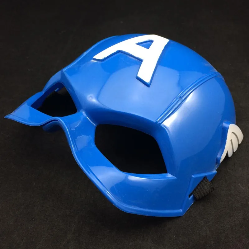 Cartoon Party Masks American Superhero Captain America Helmet Cartoon ...