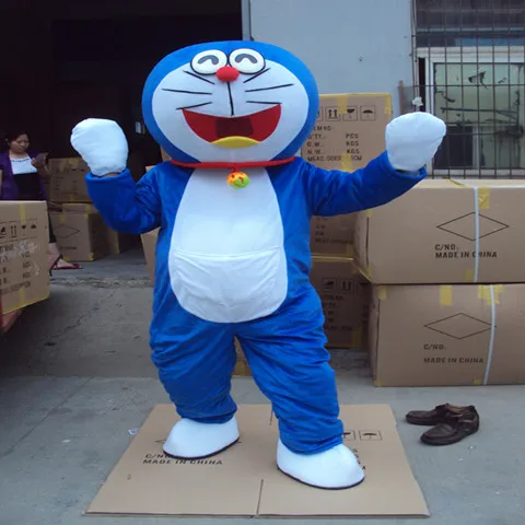 Dora Mascot Adult Costume | Doraemon Costume Adult | Doraemon Cosplay ...
