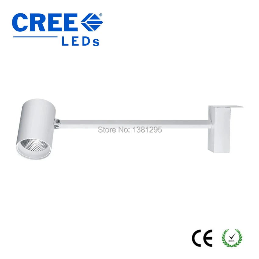 Long Arm LED Exhibition Light Adjustable spotlight Art gallery display ...