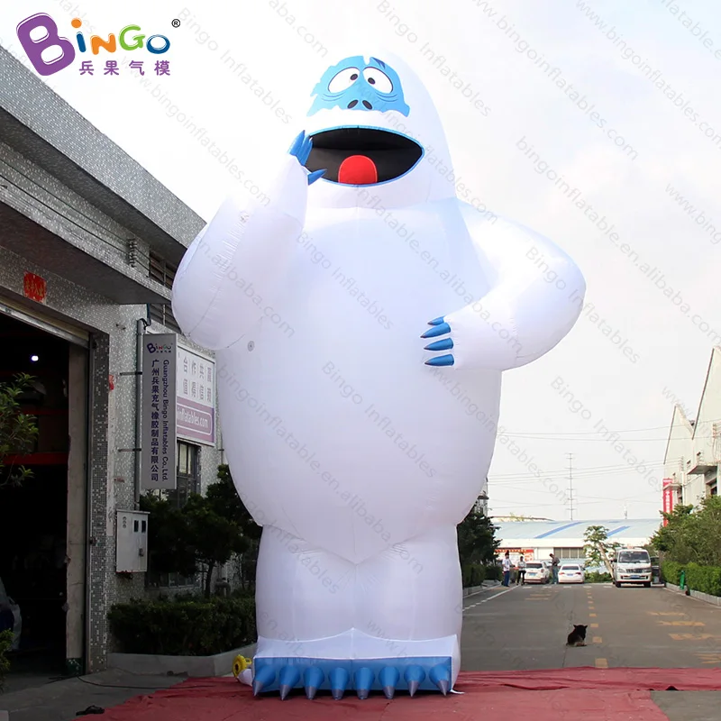 Personalized 7.5 meters high inflatable cookie monster christmas ...