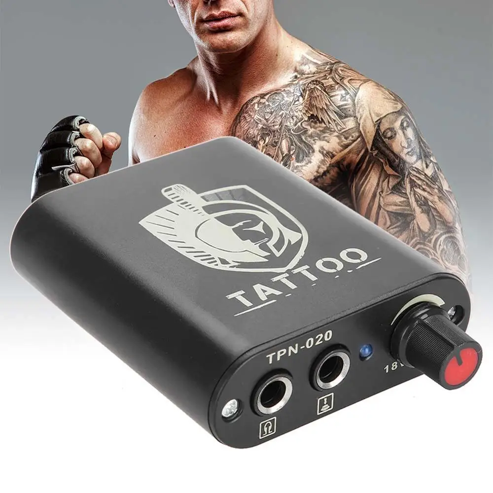 1Pc Professional Mini Motor Tattoo Power Supply Black for Rotary Tattoo ...