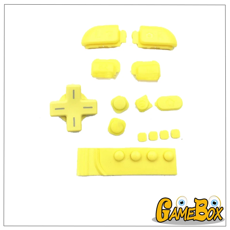 Original Yellow Buttons Set For new 3DS XL Console Include 17 Parts ...