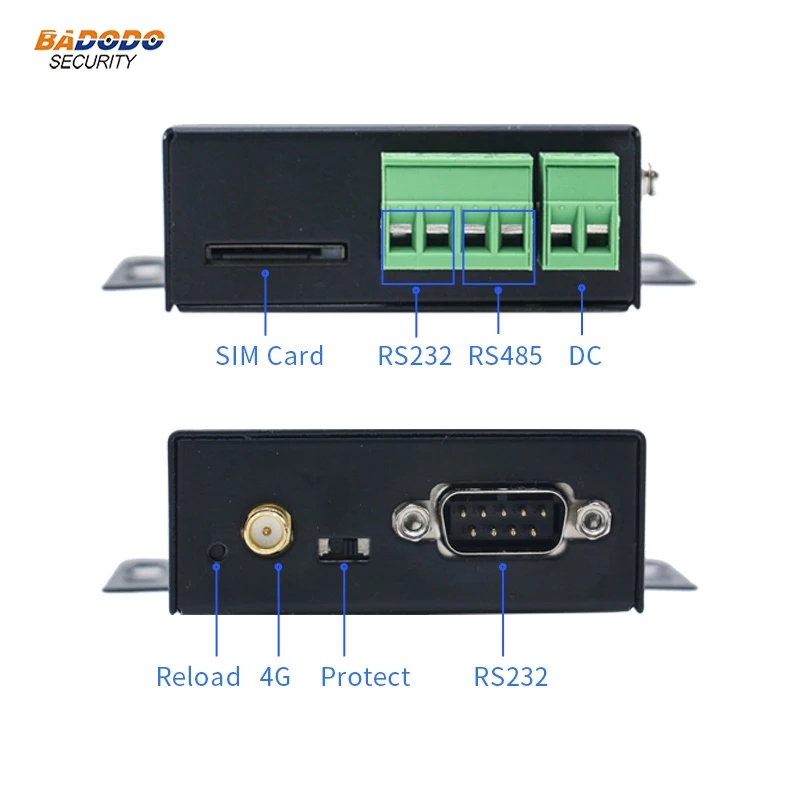 4G DTU Serial port RS232 RS485 to 2G 3G WCDMA 4G LTE-TDD LTE-FDD Data ...
