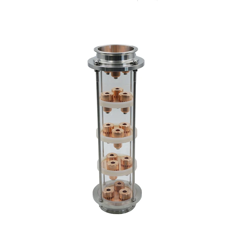 NEW 2019 4" 102mm Glass column for distillation. 5 pieces Professional ...
