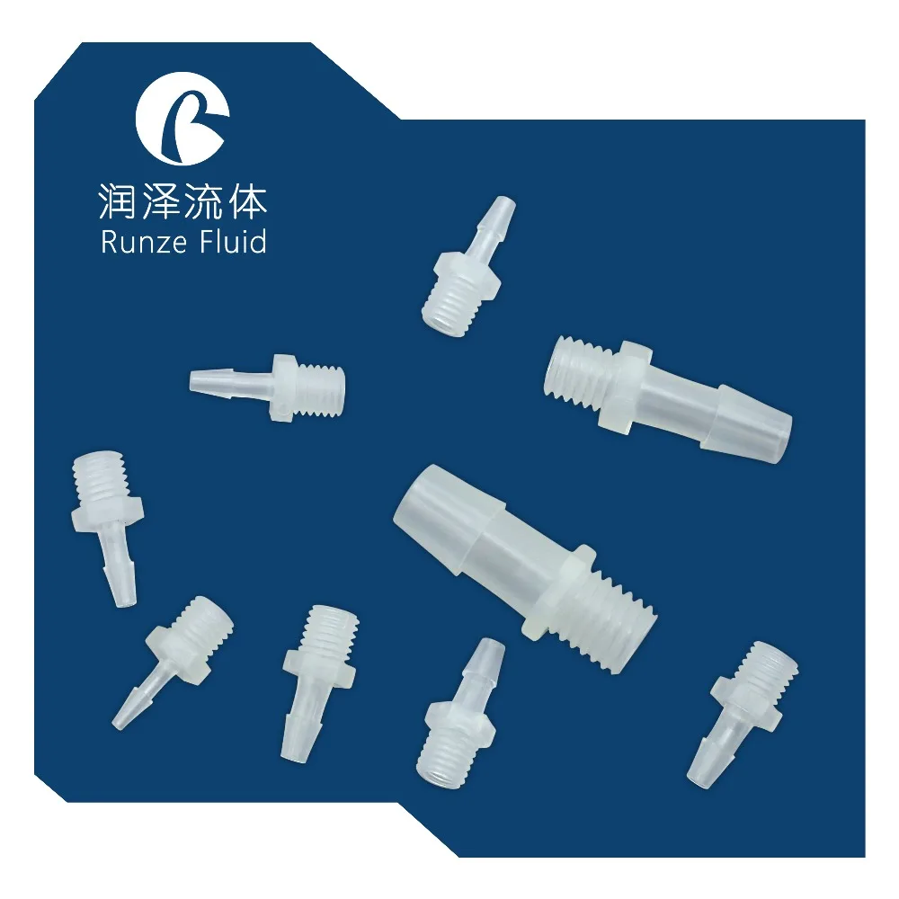 PP PTFE Barbed to 1/4-28UNF Coned Male Adapters - buy at the price of ...
