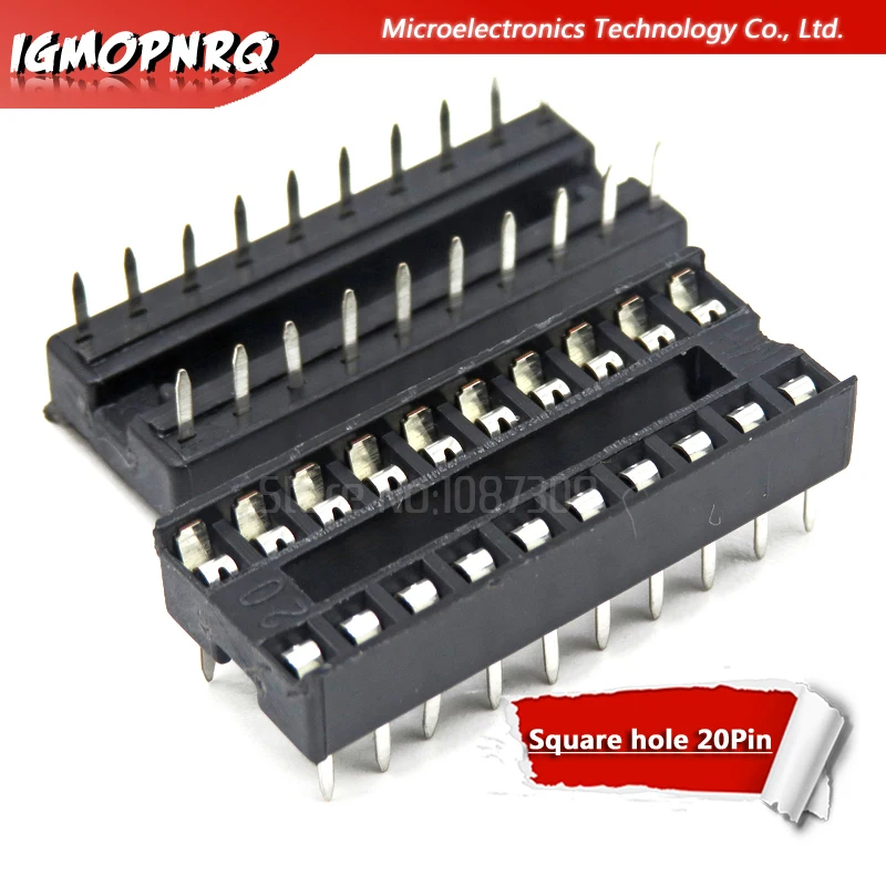 10pcs 20pin pins DIP DIP20 DIP-20 IC Sockets Adaptor Solder Type Socket