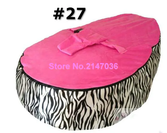 Zebra Hotsell Baby Bean Bag Chair, Waterproof Kids Deep Sleep Bean Bag ...