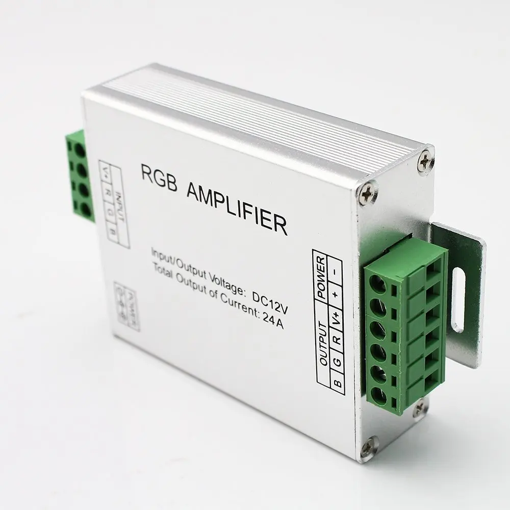 Free shipping DC 12V Led RGB Strip Amplifier 24A Led rgb Amplifier RGB ...