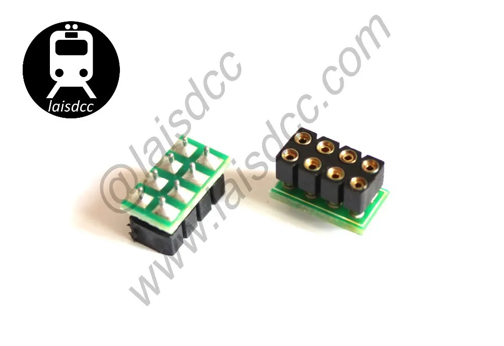 10PCS DCC DECODER/DCC Mobile Decoder 8 PIN NEM 652 SOCKET Only/LaisDcc ...