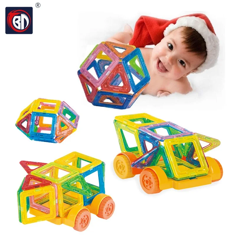 32pcs Mini Magnetic Building Block Set Model & Building Toy Plastic ...