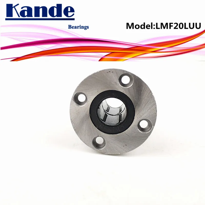 Kande 베어링 LMF20L UU 2pcs LMF20LUU 원형 플랜지 선형 베어링 확장 dr:20mm LMF20L|선형가이드| - AliExpress