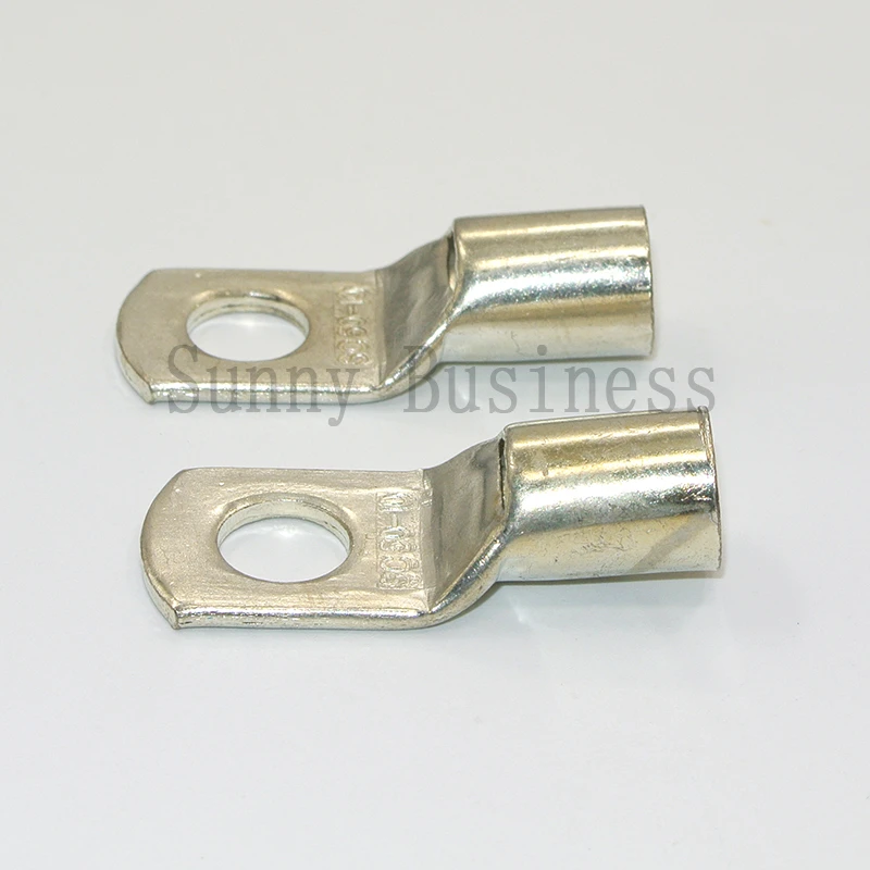 10pcs Bolt Hole Tinned Copper Cable lugs Battery Terminals set Wire ...