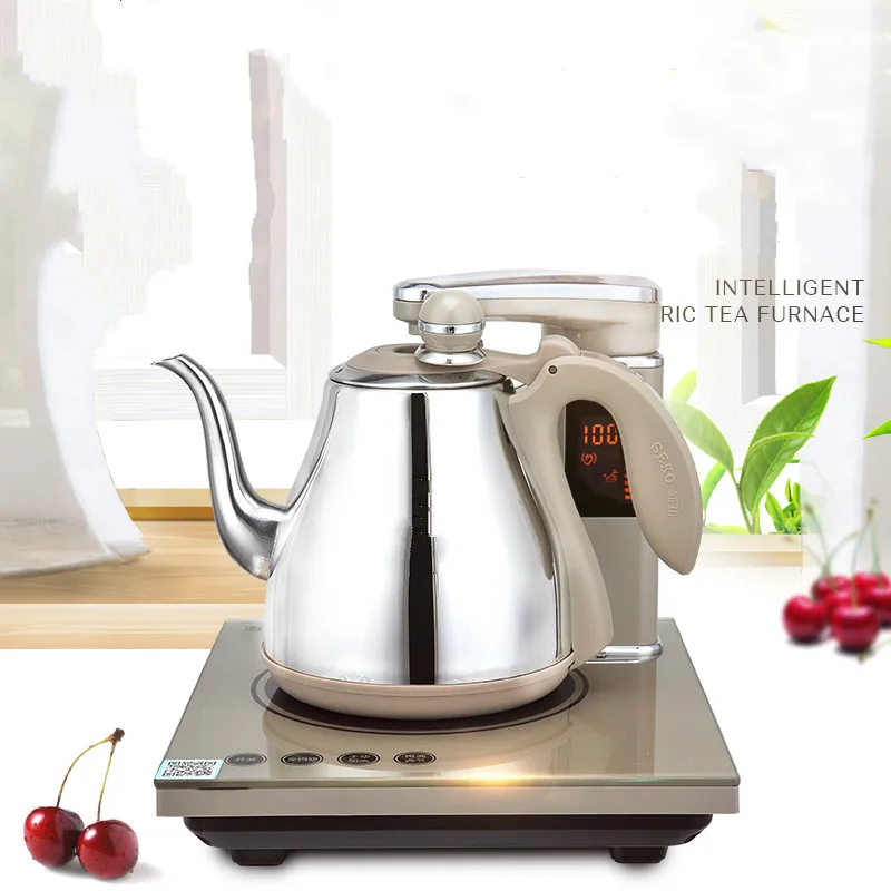 Fully automatic upper water electric kettle 304 steel tea set with ...