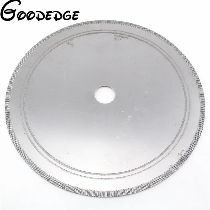 10" inch Diamond Notched Rim Edged Lapidary Rock Slab Saw Thin Blade ...